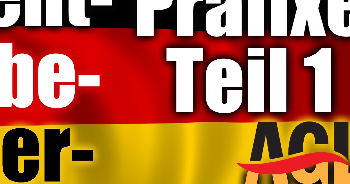Video: ent-, be-, er-: The beauty of German prefixes, Part 1